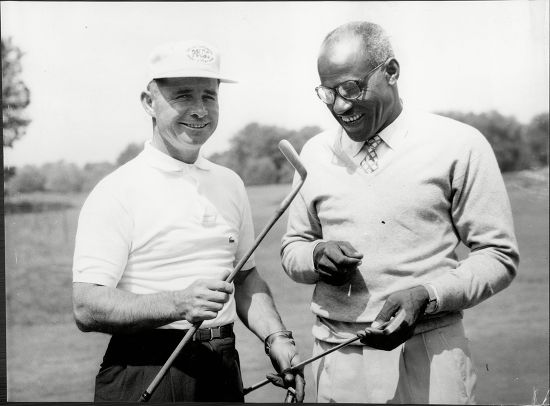 Golfer Hassan Hassanein R Stan Leonard Editorial Stock Photo - Stock ...