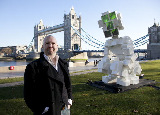 Awardwinning Installation Artist Andrew Shoben Poses Editorial Stock ...