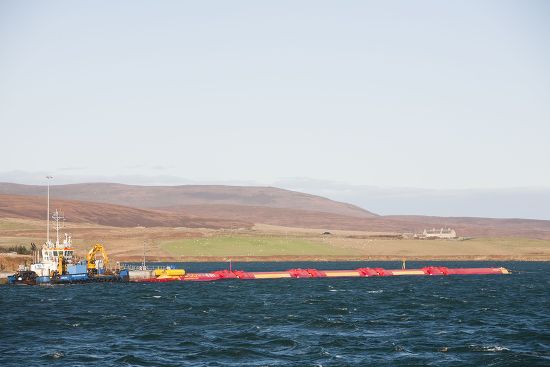 Pelamis P2 Wave Energy Generator On Editorial Stock Photo - Stock Image ...