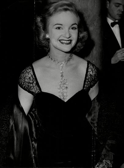 Moira Lister Actress Black Velvet Gown Editorial Stock Photo - Stock ...