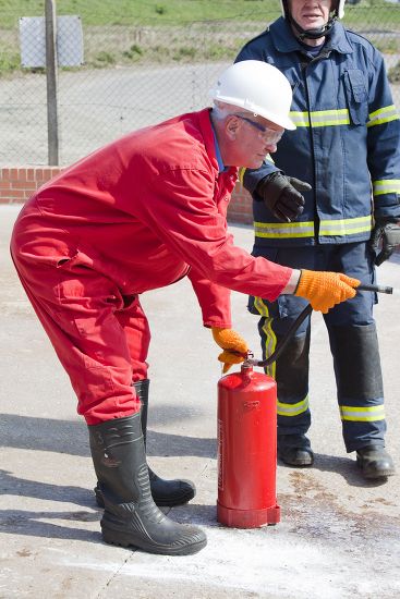 Fire Fighting Exercise Part Bosiet Course Editorial Stock Photo - Stock ...