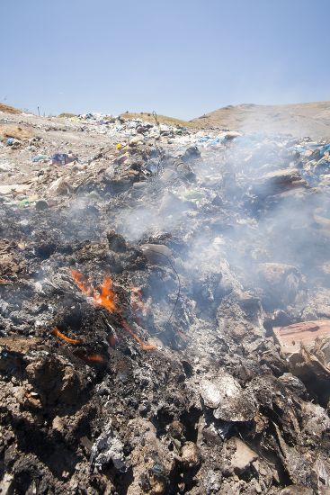 Landfill Site Eresos Lesbos Greece Many Editorial Stock Photo - Stock ...