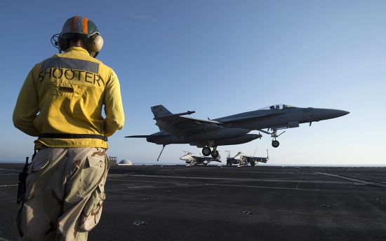 Lt Jordan Voss Shooter On Carrier Editorial Stock Photo - Stock Image ...