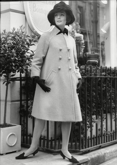Model Ann Milling Wearing Coat Mink Editorial Stock Photo - Stock Image ...