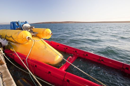 Pelamis P2 Wave Energy Generator On Editorial Stock Photo - Stock Image ...
