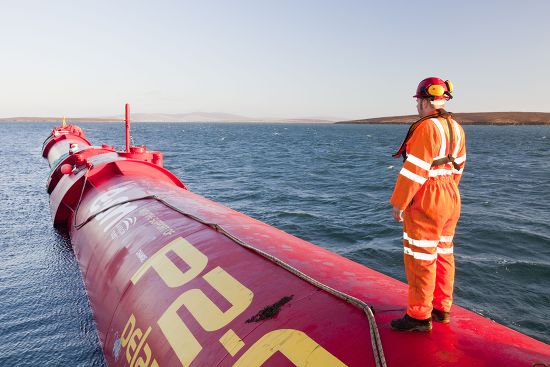Pelamis P2 Wave Energy Generator On Editorial Stock Photo - Stock Image ...