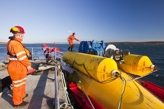 Pelamis P2 Wave Energy Generator On Editorial Stock Photo - Stock Image ...