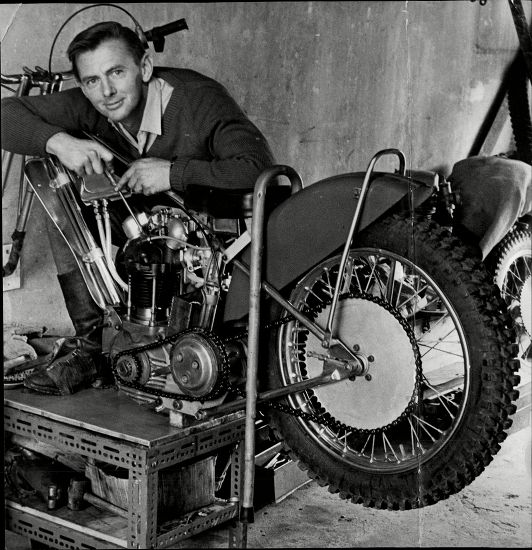 Ronnie Moore Speedway Motorcyclist Working On Editorial Stock Photo ...