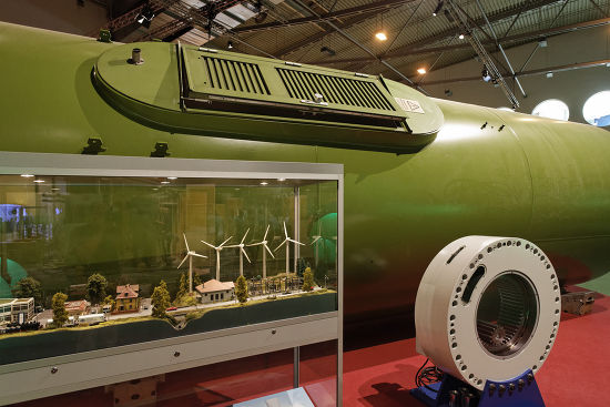 Wind Energy Model Plant Segment Wind Editorial Stock Photo - Stock ...