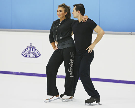 Lauren Goodger Michael Zenezini Training Editorial Stock Photo - Stock ...