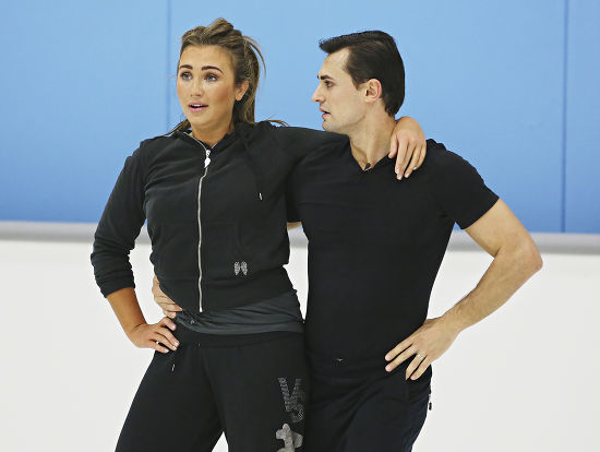 Lauren Goodger Michael Zenezini Training Editorial Stock Photo - Stock ...