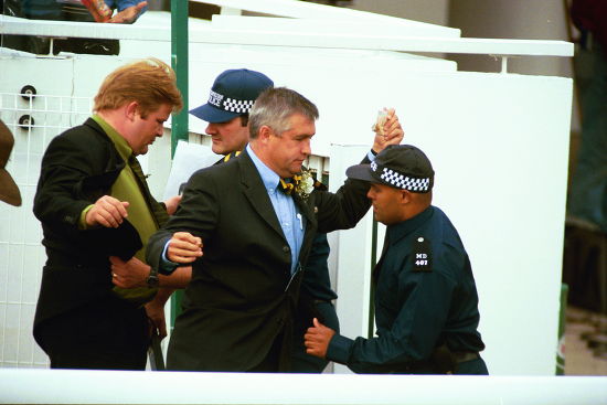 High Security Epsom Police Security Searching Editorial Stock Photo ...