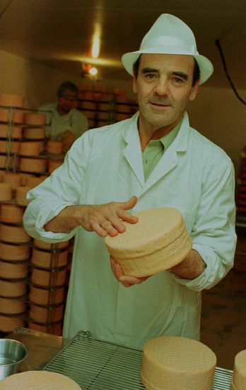 James Aldridge Making Cheeses His Godstone Editorial Stock Photo ...