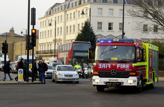 Fire Engine Scene Editorial Stock Photo - Stock Image | Shutterstock