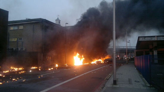 Aviation Fuel On Fire On Road Editorial Stock Photo - Stock Image ...