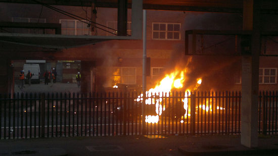 Aviation Fuel On Fire On Road Editorial Stock Photo - Stock Image ...