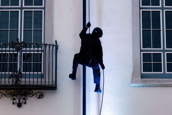 Kim Dotcom Stages Fake Fbi Raid Editorial Stock Photo - Stock Image ...