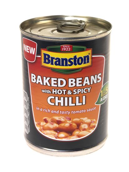 Tin Branston Chilli Baked Beans Editorial Stock Photo - Stock Image ...