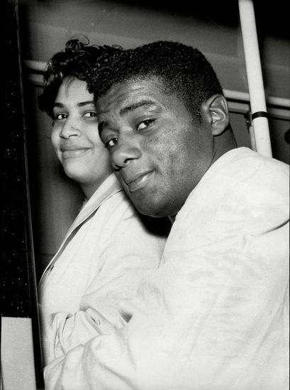 Boxer Floyd Patterson Wife Sandra Patterson Editorial Stock Photo ...