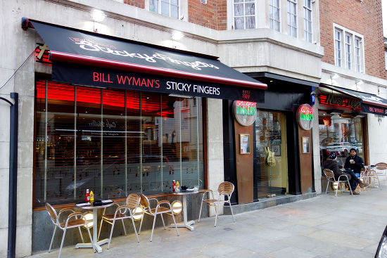 Bill Wymans Sticky Fingers Restaurant Phillimore Editorial Stock Photo ...