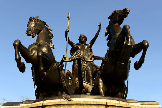 Boadicea Boudica Statue By Thomas Thornycroft Editorial Stock Photo ...