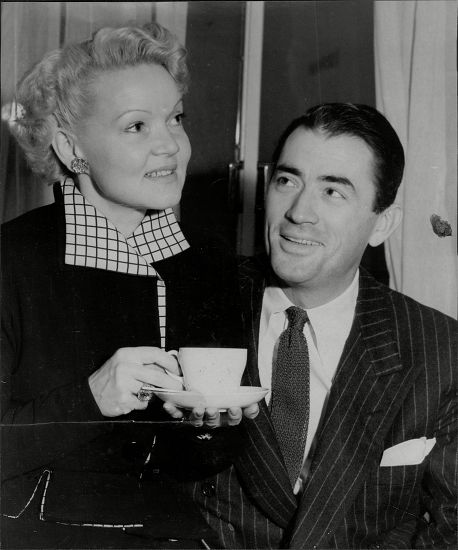 Mr Mrs Gregory Peck Divorced Editorial Stock Photo - Stock Image ...