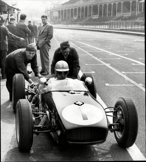 Innes Ireland Motor Racing Driver His Editorial Stock Photo - Stock ...