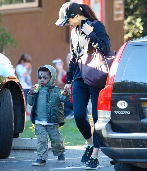 Sandra Bullock Son Louis Bardo Editorial Stock Photo - Stock Image ...