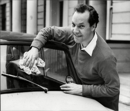 Actor Harry Towb Cleaning Car Window Editorial Stock Photo - Stock ...