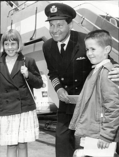 Bea Trident Pilot Captain Eric Poole Editorial Stock Photo - Stock ...