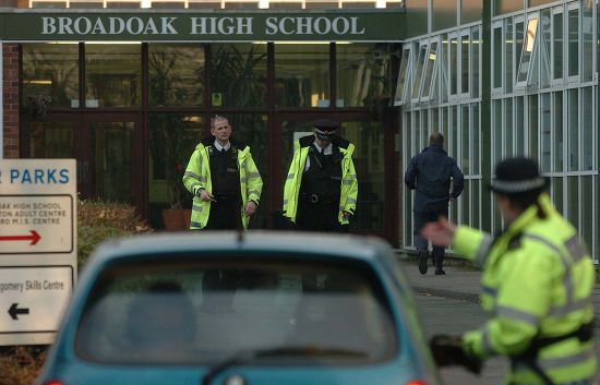 Broadoak High School Partington Manchester Police Editorial Stock Photo ...