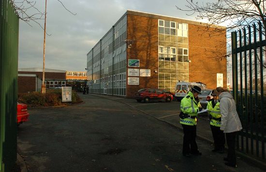 Broadoak High School Partington Manchester Police Editorial Stock Photo ...