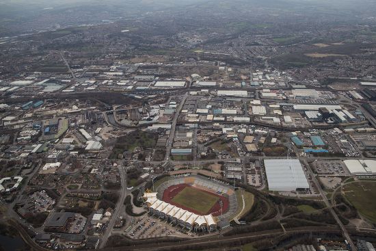 Aerial View Don Valley Stadium Sheffield Editorial Stock Photo - Stock ...