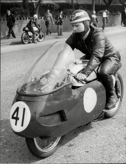 Alan Trow Motor Cycle Racer Taking Editorial Stock Photo - Stock Image ...