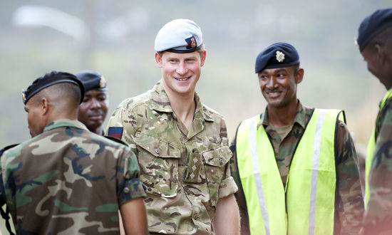 Prince Harry Firing M16 Rifle Jamaican Editorial Stock Photo - Stock ...