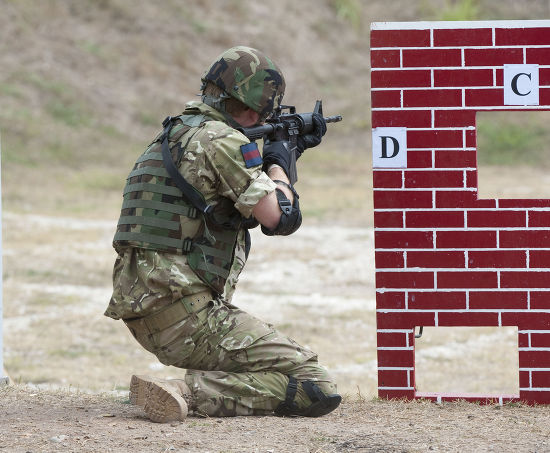 Prince Harry Firing M16 Rifle Jamaican Editorial Stock Photo - Stock ...