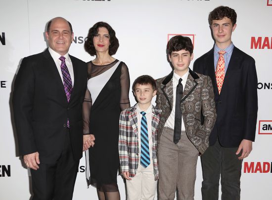Matthew Weiner Wife Linda Brettler Family Editorial Stock Photo - Stock ...