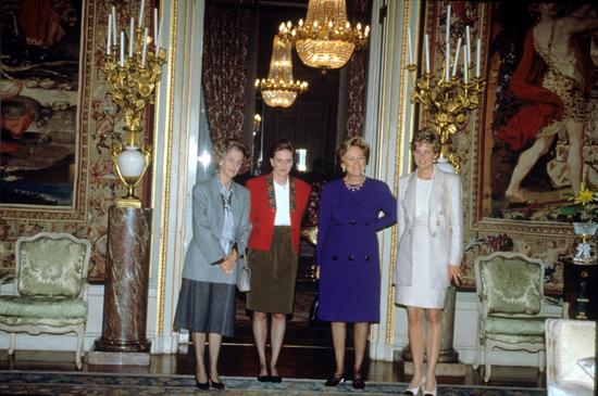 Queen Fabiola Princess Astrid Queen Paola Editorial Stock Photo - Stock ...