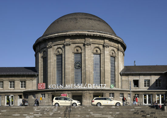 Trade Fair Deutz Train Station Cologne Editorial Stock Photo - Stock ...