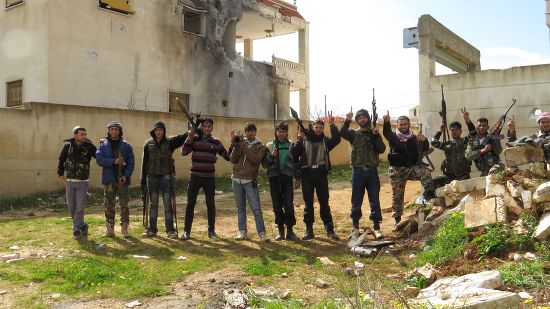 Rebel Fighters Celebrating Their Victory Editorial Stock Photo - Stock ...