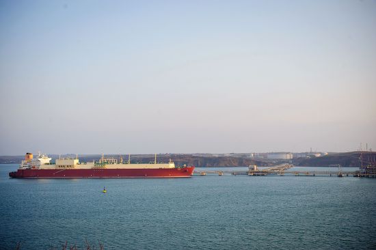 Lng Carrier Zarga Docked South Hook Editorial Stock Photo - Stock Image ...