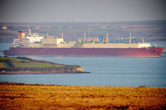 Lng Carrier Zarga Docked South Hook Editorial Stock Photo - Stock Image ...