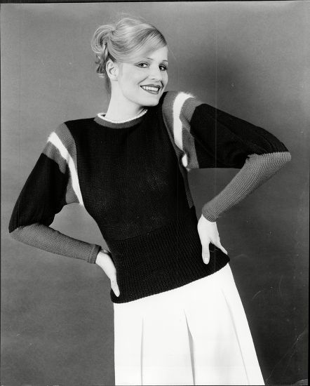 Fashion Women 1972 Model Sue Worth Editorial Stock Photo - Stock Image ...