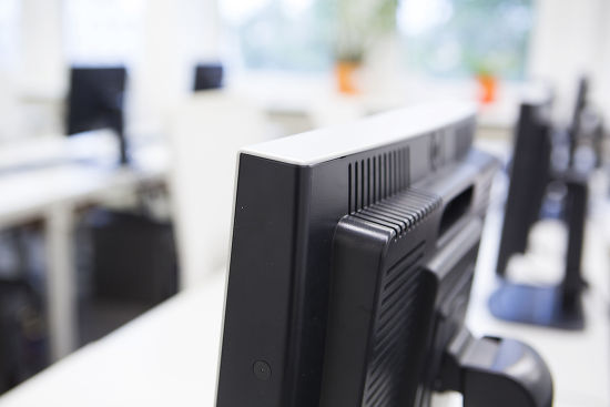 Computer Monitors Training Classroom Editorial Stock Photo - Stock ...