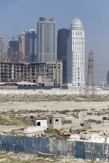 Barren Land Highrise Buildings Urban Development Editorial Stock Photo ...