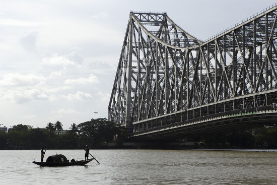 Rowing Boat On Hooghly River By Editorial Stock Photo - Stock Image ...