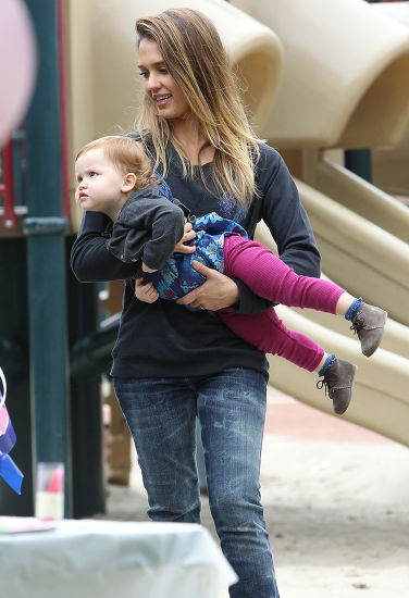 Jessica Alba Daughter Haven Warren Editorial Stock Photo - Stock Image ...