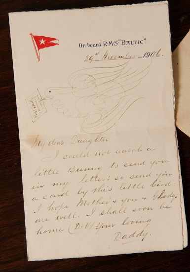 Letter Written By Captain Edward Smith Editorial Stock Photo - Stock ...