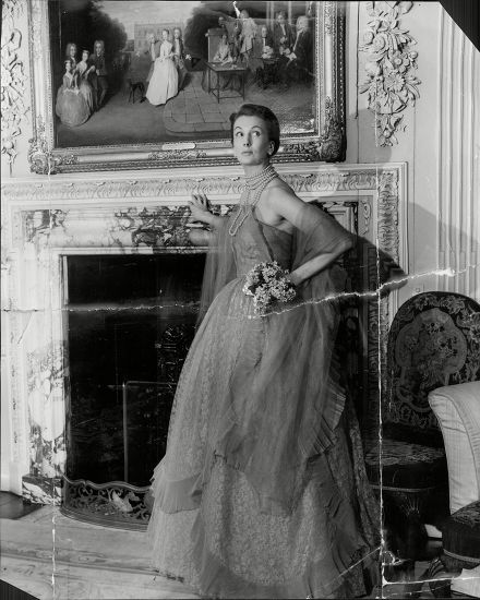 Fashion Women 1951 Model Barbara Goalen Editorial Stock Photo - Stock ...