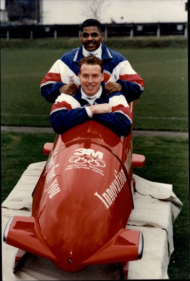English Bobsledder Mark Tout Front Lenny Editorial Stock Photo - Stock ...